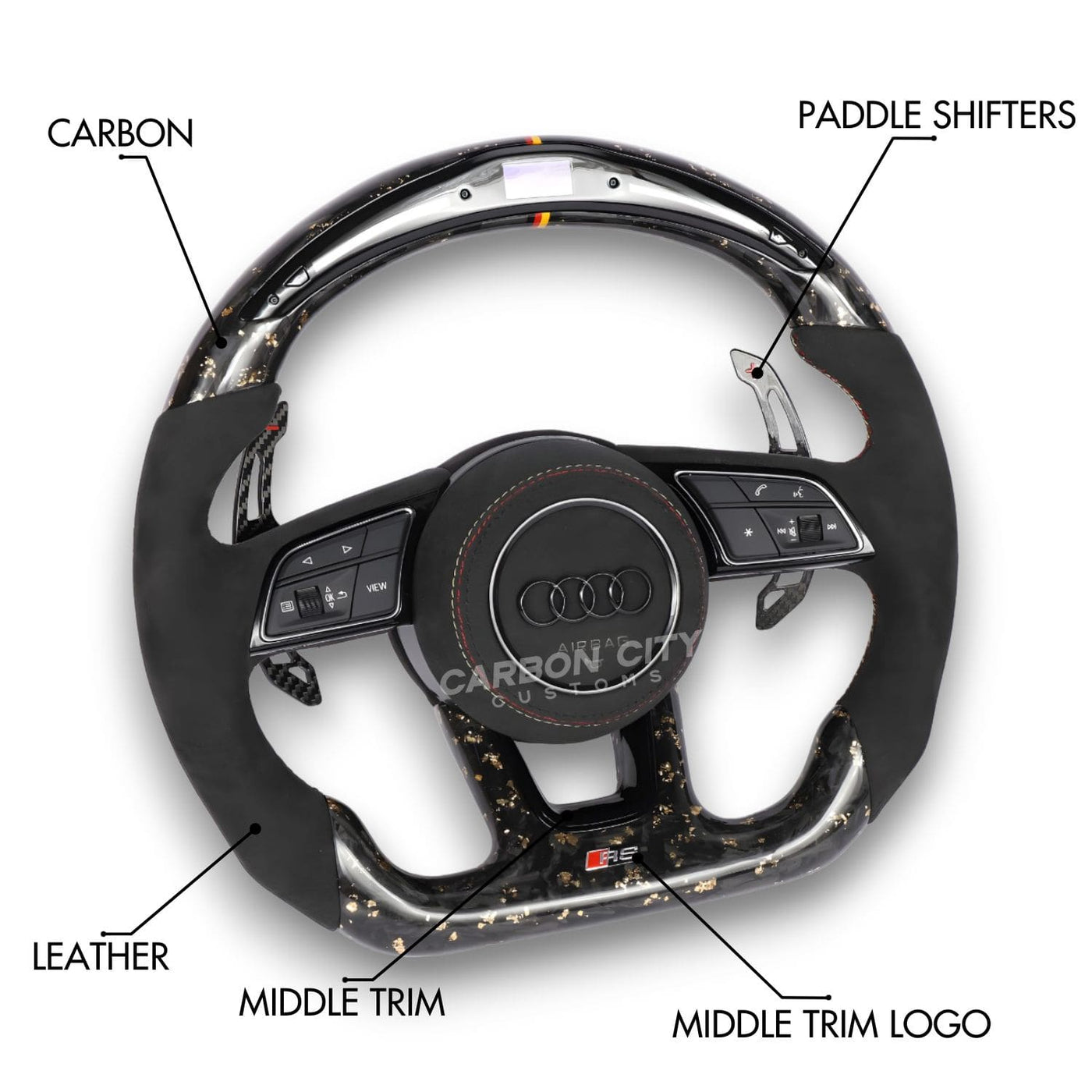 Carbon Fiber Steering Wheel | Audi RS | Carbon City