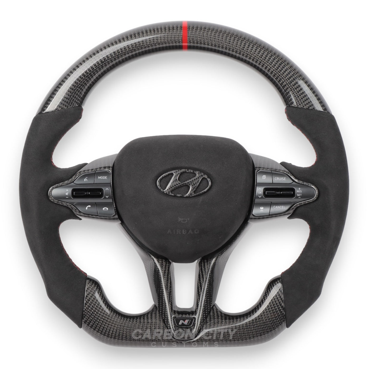 Hyundai N Custom Steering Wheel | Carbon City Customs