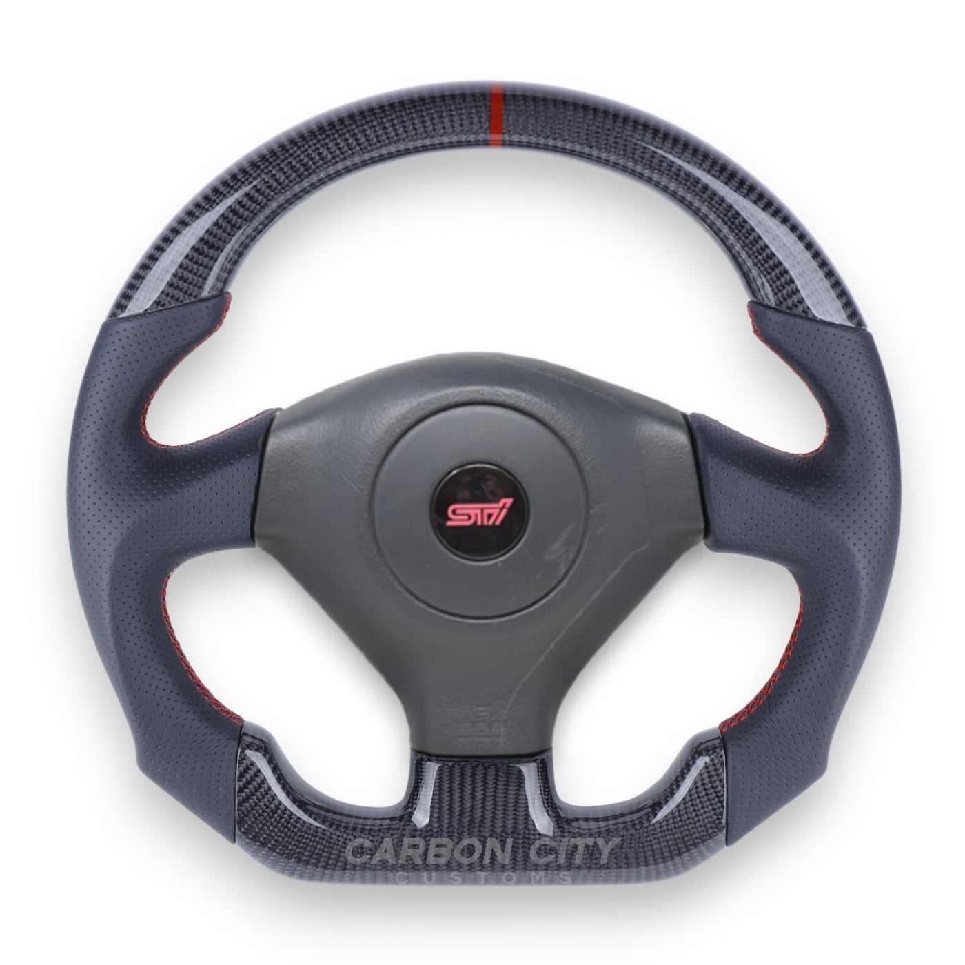 Subaru Impreza WRX Style Customizable Steering Wheel Carbon City Customs